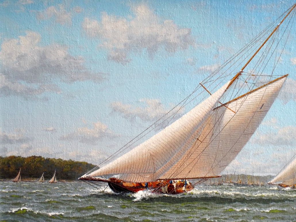 Britannia and Lulworth Off Cowes – Baron Fine Art