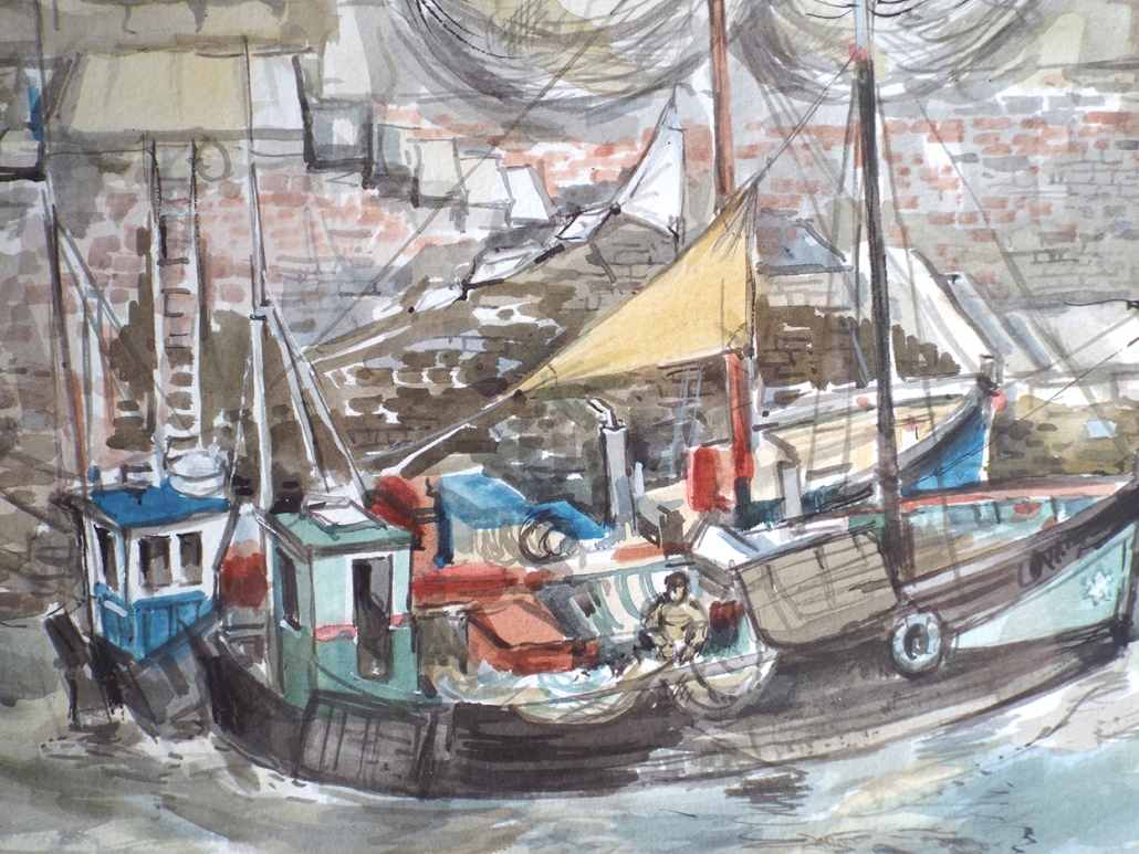 Port of Honfleur, France – Baron Fine Art