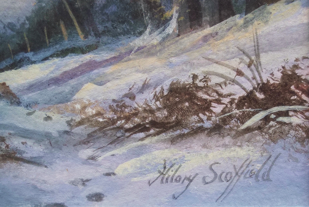 Woodland Snow Scene – Baron Fine Art