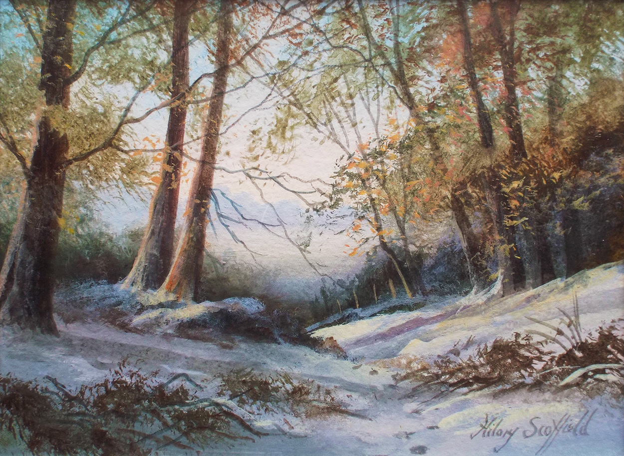 Woodland Snow Scene – Baron Fine Art
