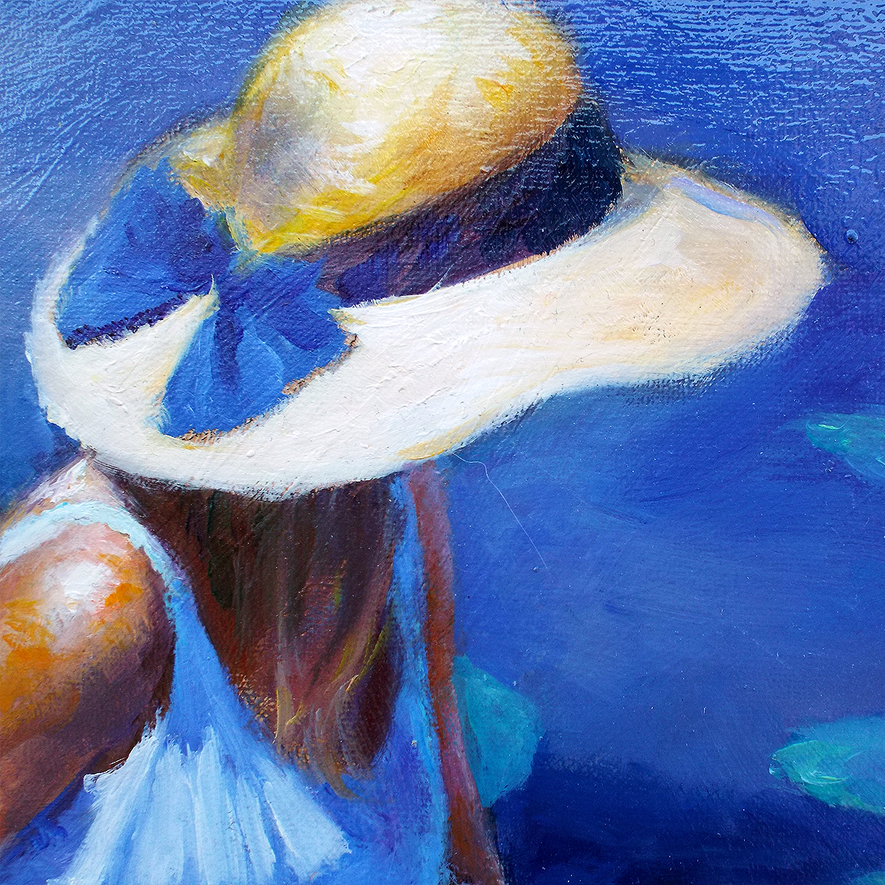 Emily in Blue – Baron Fine Art