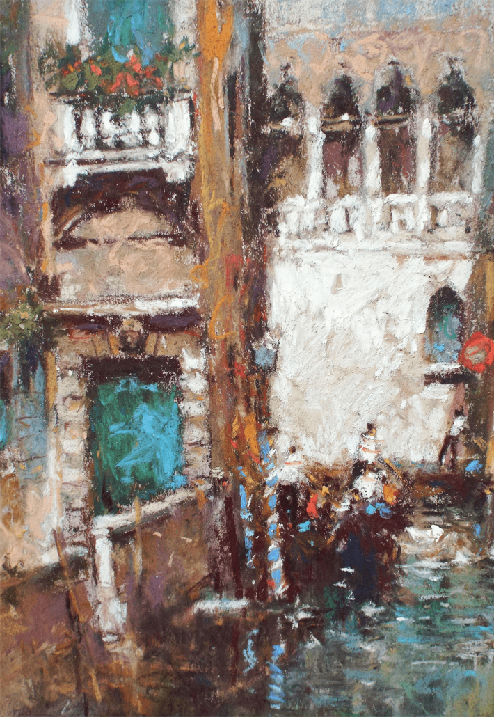 Backwater of a Venetian Canal – Baron Fine Art