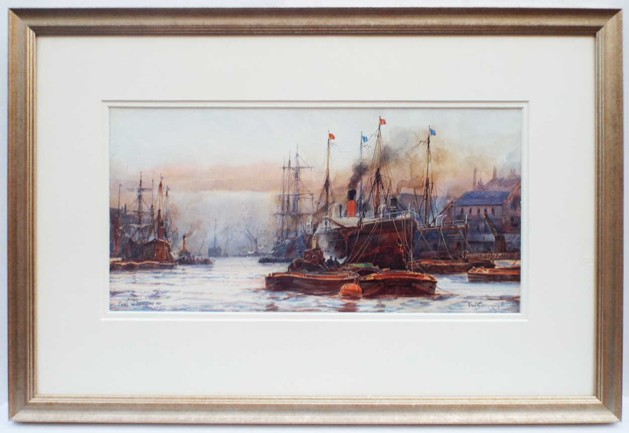 Sunset, Pool of London – Baron Fine Art