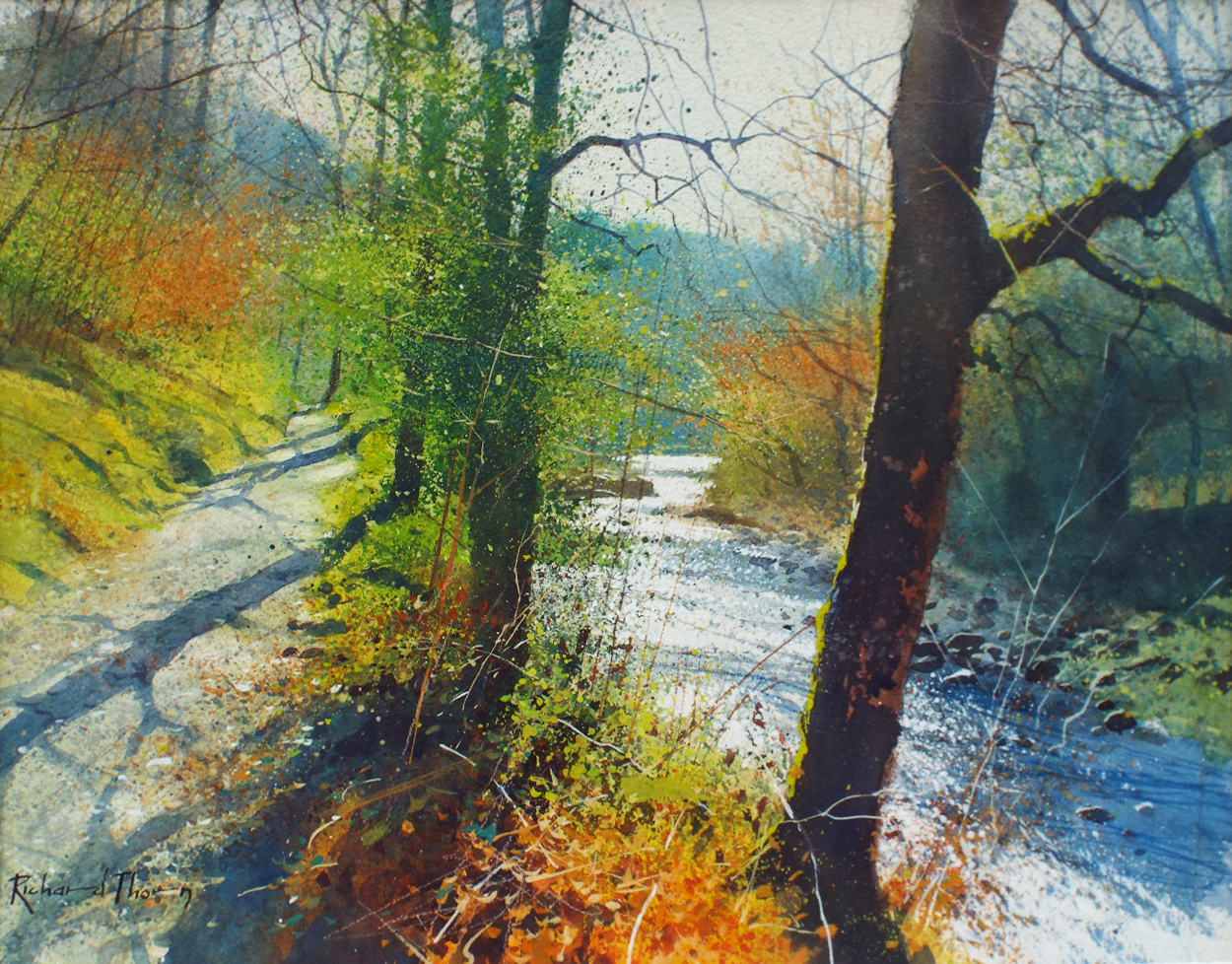 A Walk Up A River Path – Baron Fine Art