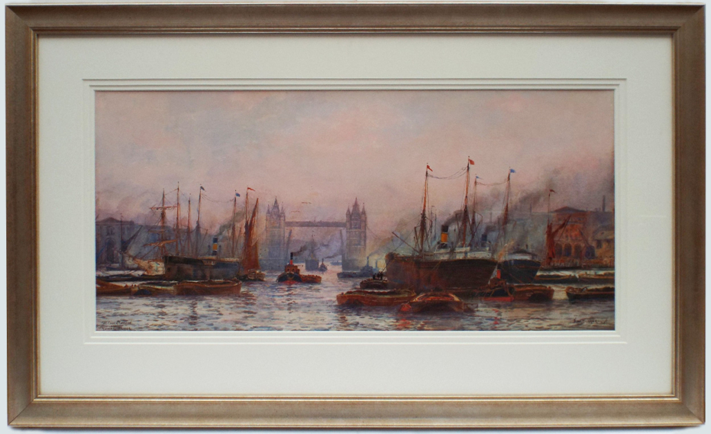 The Pool Of London, Tower Bridge – Baron Fine Art