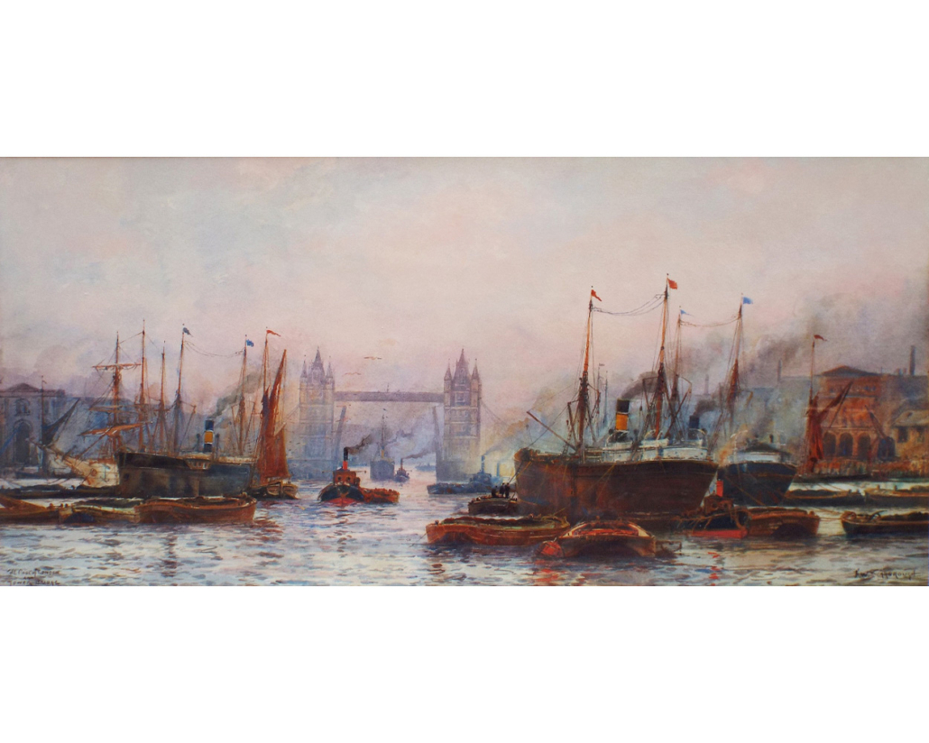 The Pool Of London, Tower Bridge – Baron Fine Art