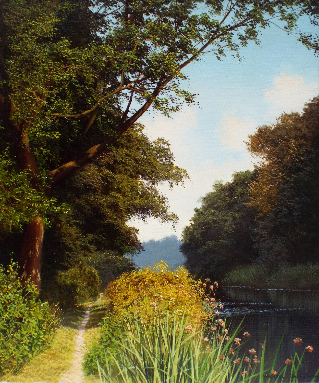 River Kennet Near Reading, Berkshire – Baron Fine Art